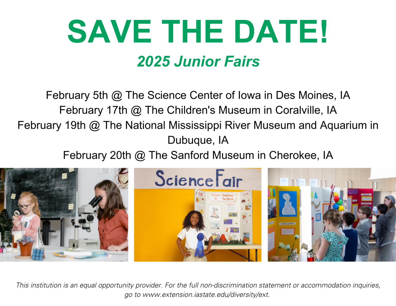 Junior SSTFI – State Science & Technology Fair of Iowa | SSFTI